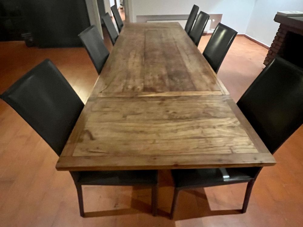 Table à manger 280 x 90 cm en bois massif | Kaufen auf Ricardo
