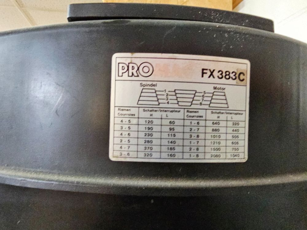 Pro mac fx-383c bohrmaschine (Gebraucht) in Rüti für CHF 1002 – nur ...