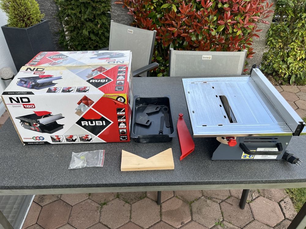 RUBI ND-180 SMART Fliesenschneider, Nasschnitt (Gebraucht) in Niederwil ...