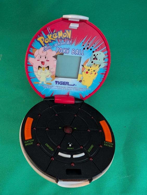 Vintage Tiger Electronics 1999 Pokemon POKE BALL Handheld (Gebraucht ...