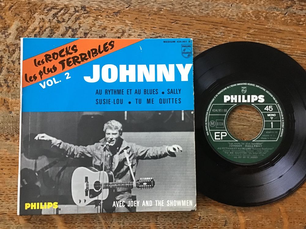 EP Philips Johnny Hallyday rock Vol 2 po glacée | Kaufen auf Ricardo