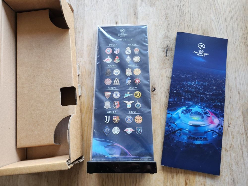UCL Pin Set Champions League UEFA 32 Pins 2020 / 21 Fussball | Kaufen ...