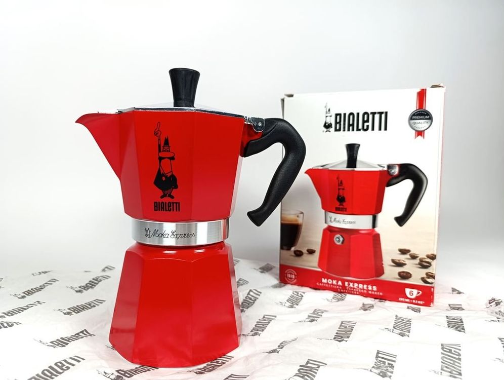BIALETTI Cafetière expresso rouge Moka Express 3tz | Kaufen auf Ricardo