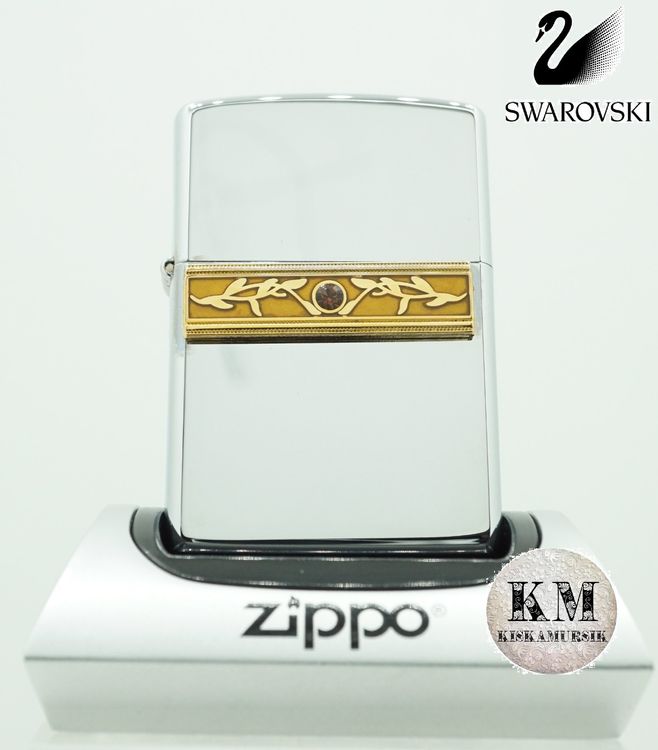 ZIPPO® LUXURY LINE - SWAROVSKI - CHROME2- 2005 - UNGEZÜNDET | Kaufen auf Ricardo