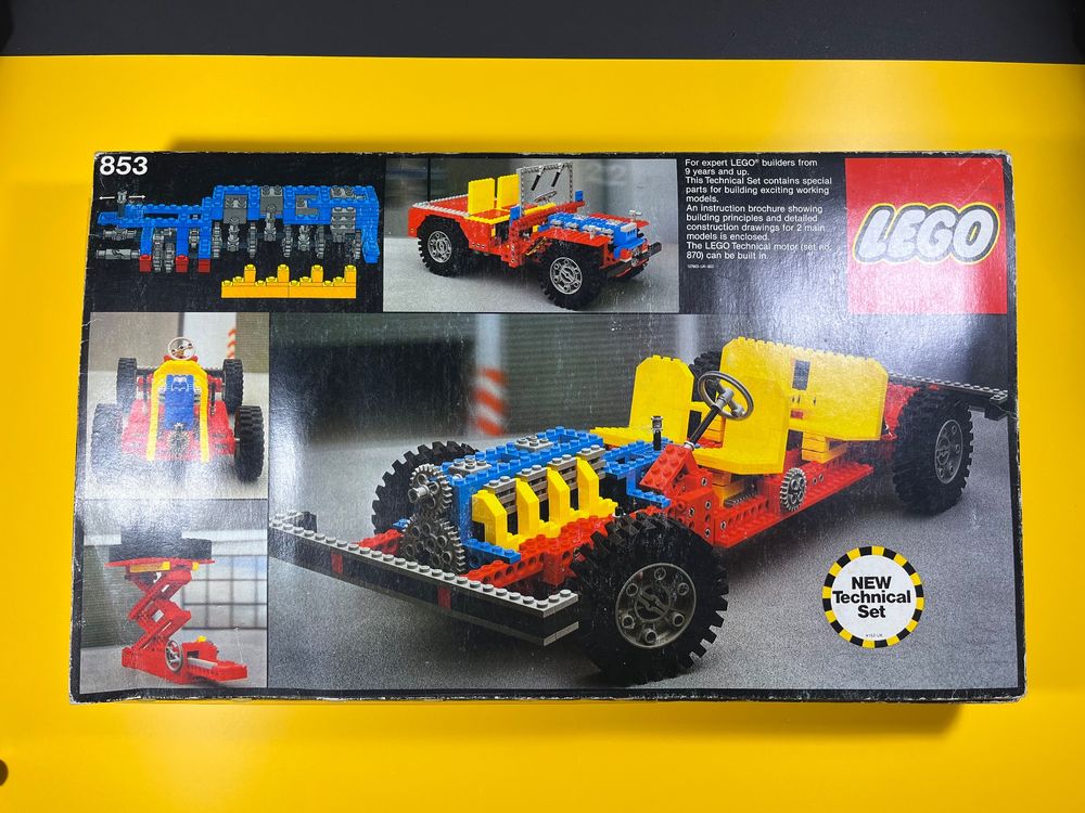 LEGO 853 Car Chassis von 1977 mit Originalverpackung (Gebraucht) in ...