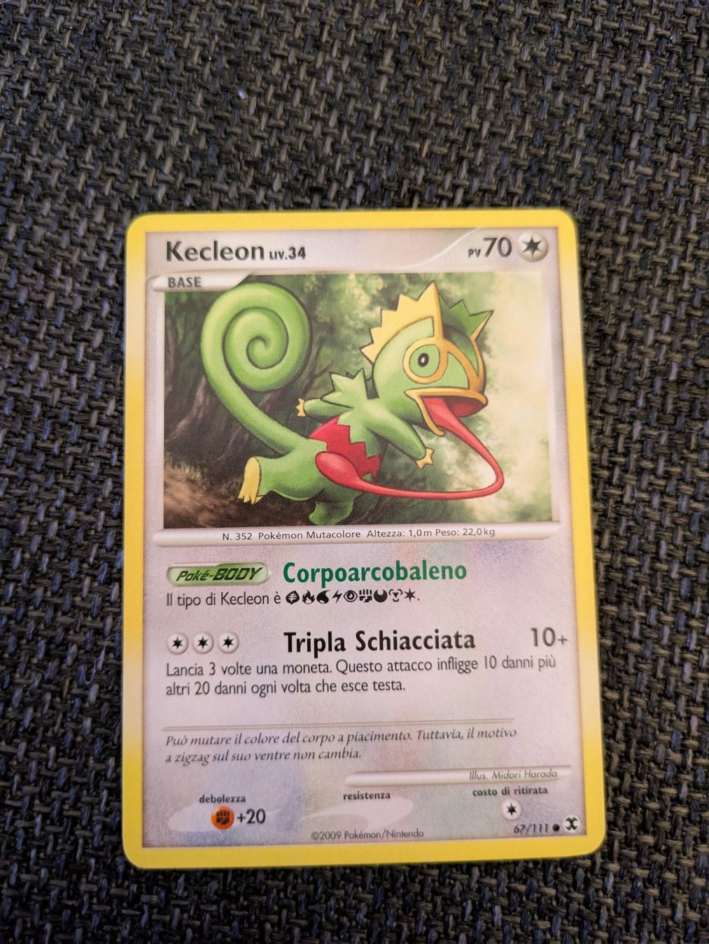 KECLEON LV.34, RISING RIVALS, RR67, COM, 2009, ITA, GD (Gebraucht) in ...