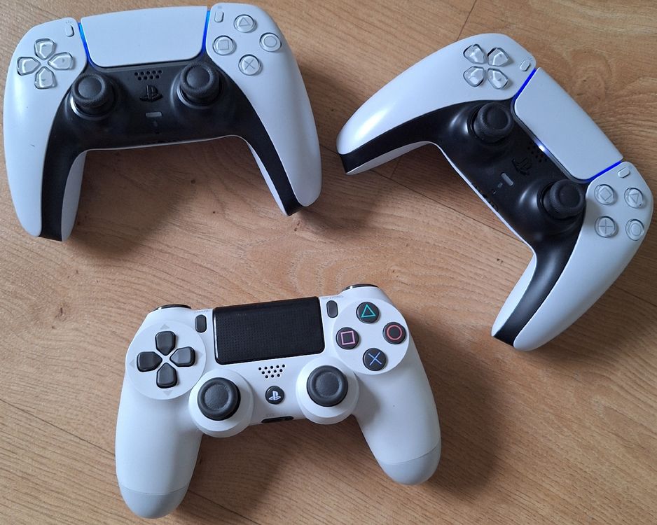 2x Playstation 5 Controllers & 1x ps 4 *all with Stick DRIFT (Defekt ...