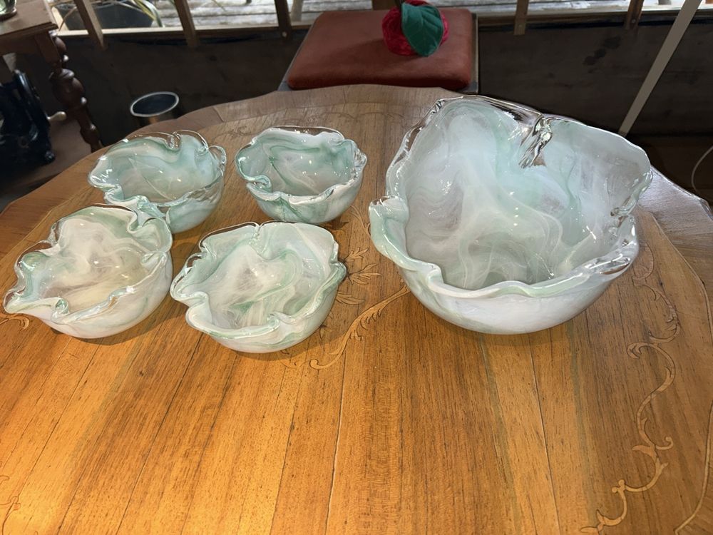 Edles Peter Kaspar Art Glas Schüssel 5er Set | Kaufen auf Ricardo