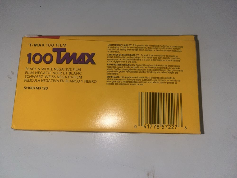 Kodak Professional T-Max 100 Film 120 5 Stück (Neu (gemäss Beschreibung ...