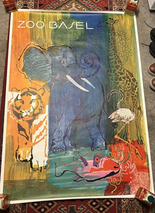 Zoo Basel Plakat Sammlung (2 Stück) (Gebraucht) in Basel für CHF 70 ...