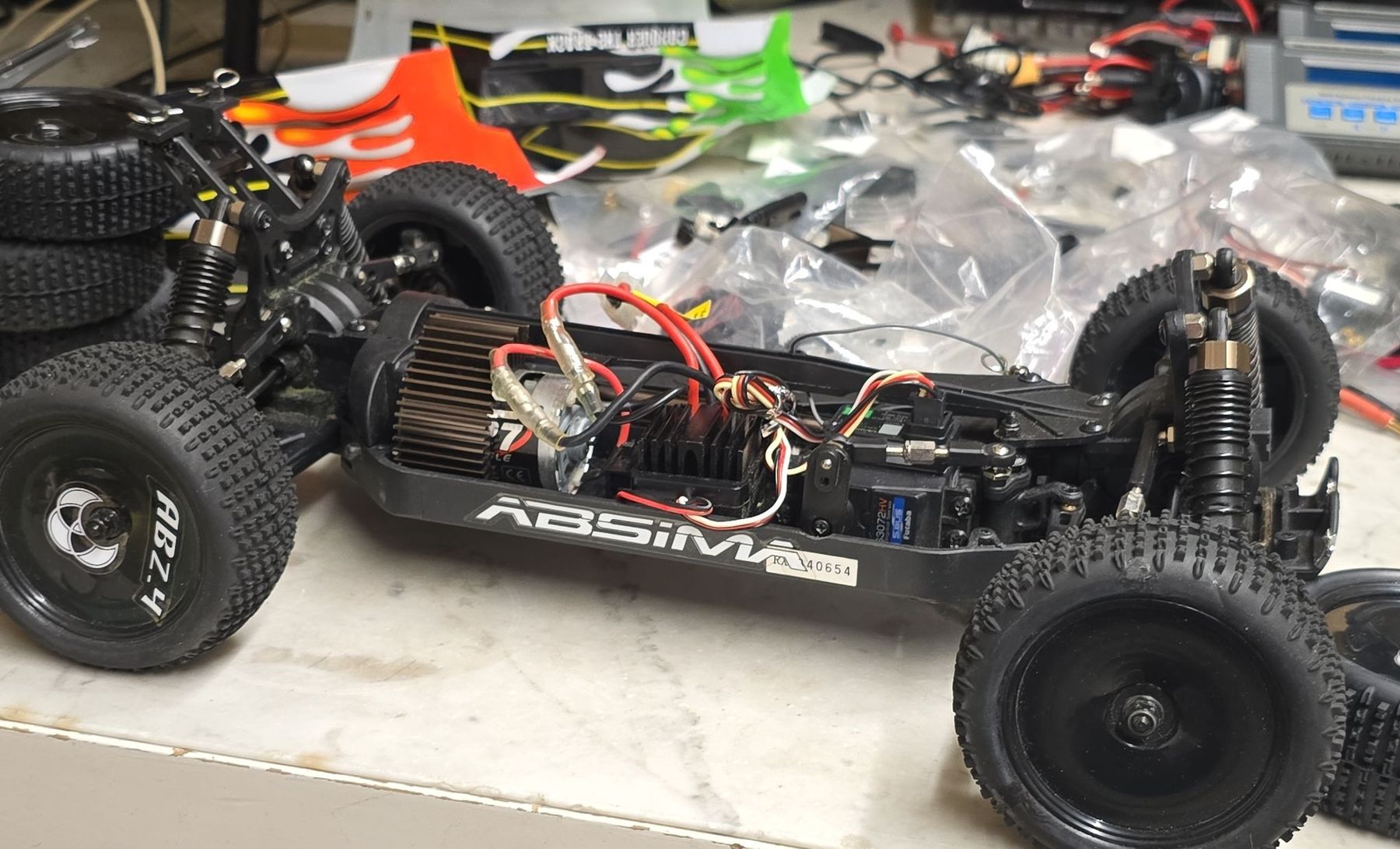 ABSIMA AB2.4 RC Buggy mit Zubehör für Bastler siehe Fotos (Gebraucht ...