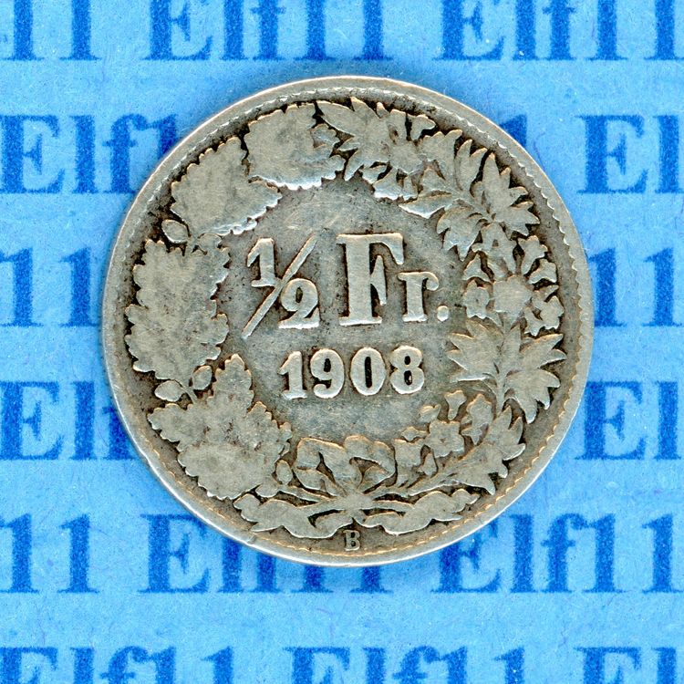 CHF___0.50 1908 s+ 50 Rappen (Gebraucht) in Widnau für CHF 4 – mit Lieferung auf Ricardo kaufen