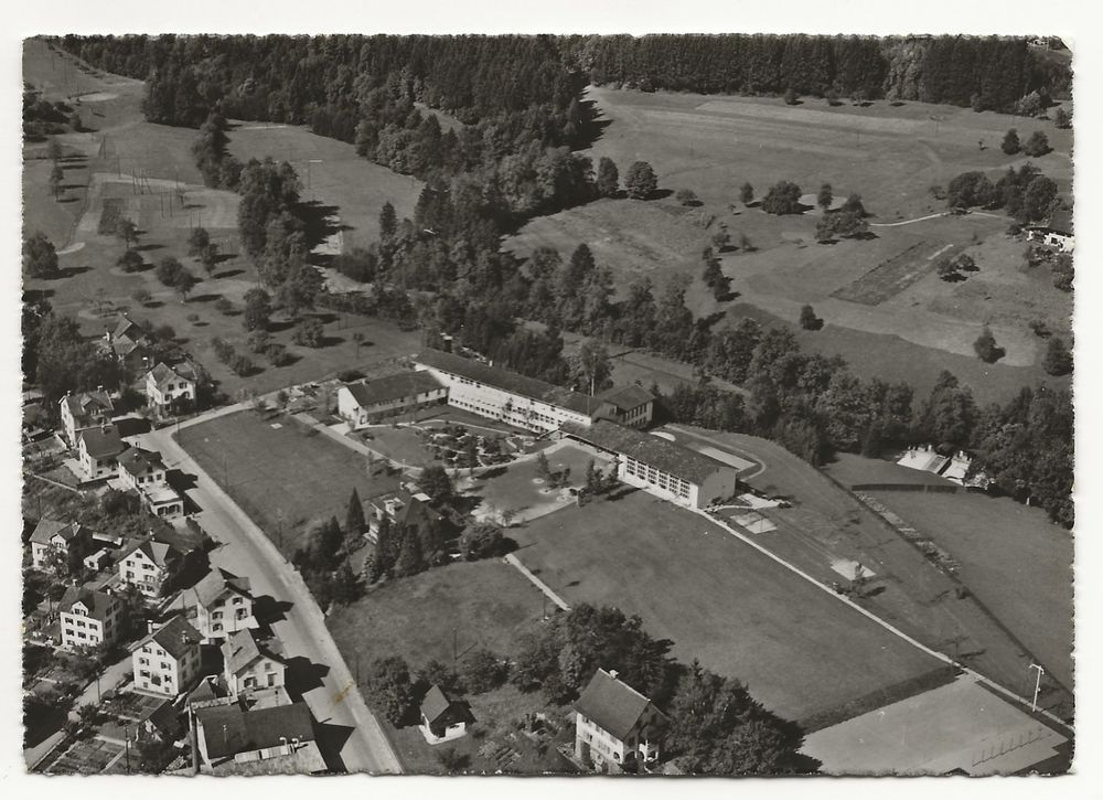 Rüti ZH Swissair Aufnahme Flugaufnahme Sekundar - Schulhaus (Gebraucht ...