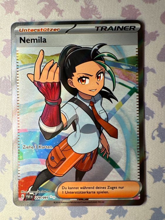 Pokemon Nemila Full Art Paldeas Schicksale / Paldean Fates (Neu (gemäss ...