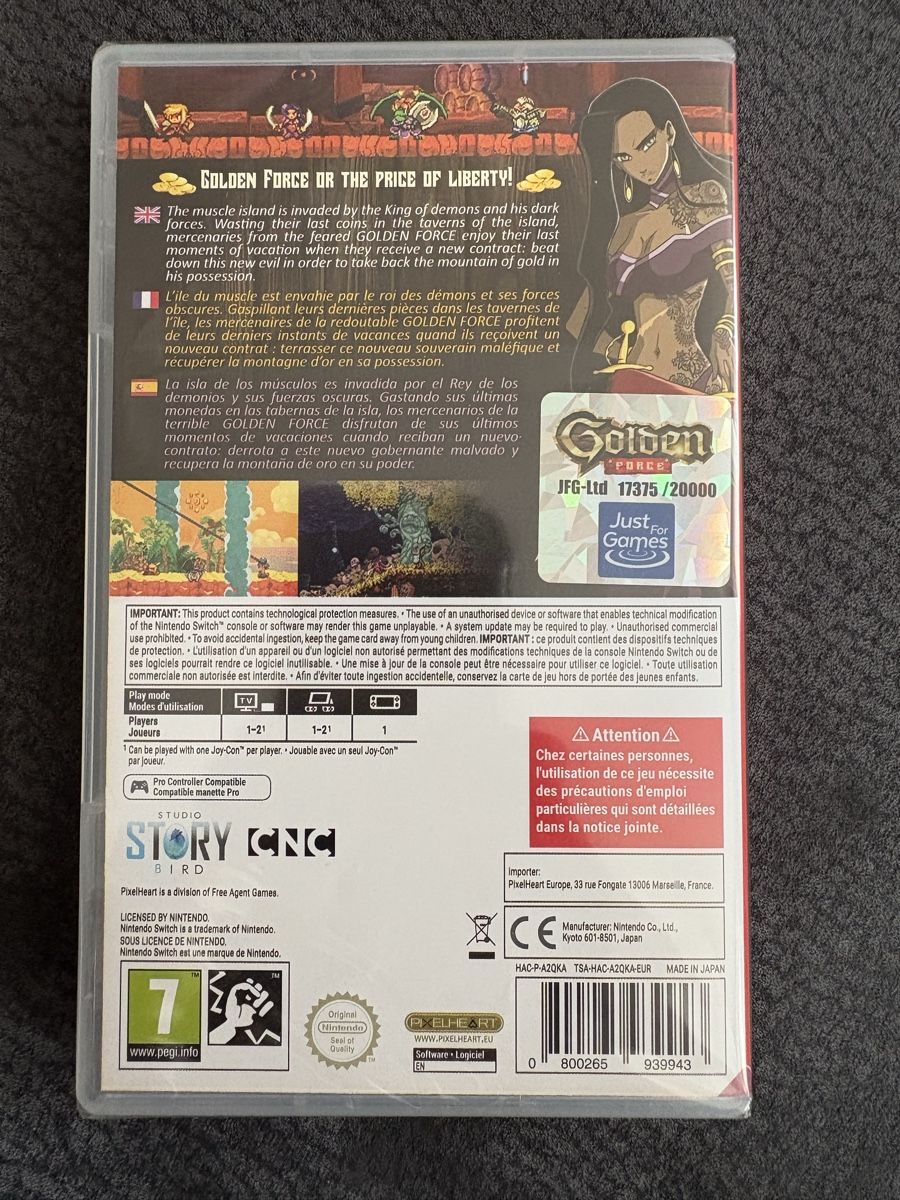 Golden Force Nintendo Switch, édition limitée, neuf! (Neuf avec ...