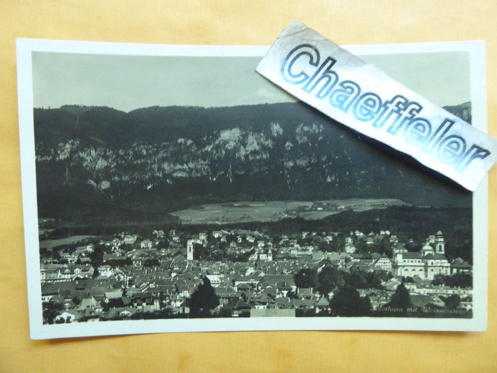 1950 Solothurn mit Weissenstein (Gebraucht) in Zürich für CHF 3 – mit ...
