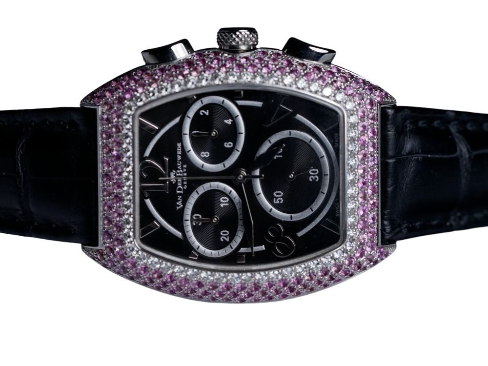 Van der Bauwede Genève Magnum XS Diamonds & Sapphires NEW (Neu (gemäss ...