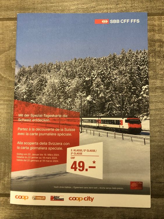 SBB Tageskarte GA | Kaufen auf Ricardo