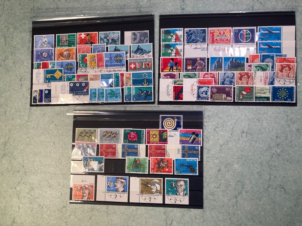 3 grosse Steckkarten mit Halbmond- und Vollstempeln von Haag (Gebraucht) in Liestal für CHF 5 ...