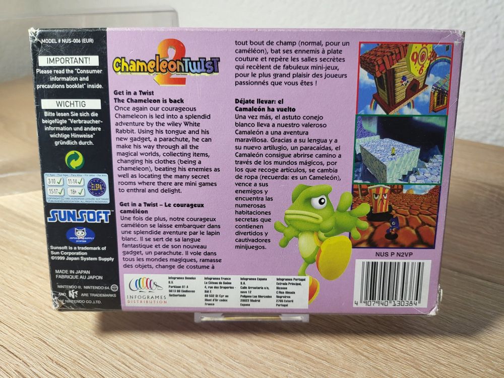 Nintendo 64/Chameleon Twist 2/OVP | Kaufen auf Ricardo