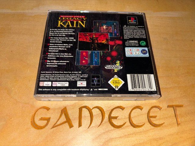 Blood Omen Legacy of Kain Playstation PS1 schöner Zustand (Gebraucht ...
