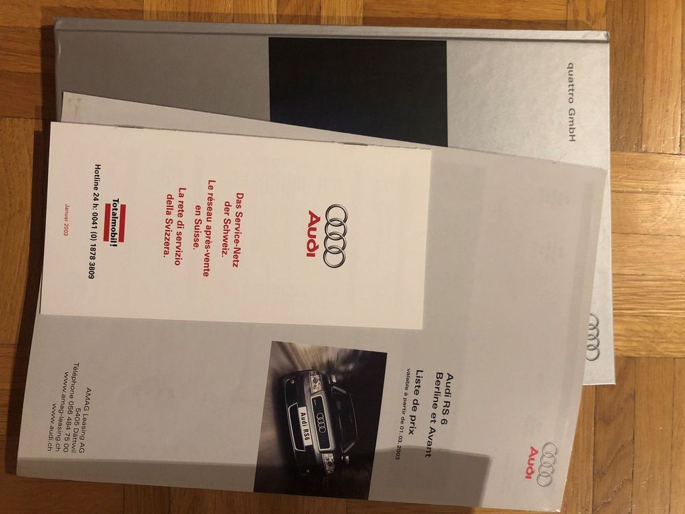 Catalogue Brochure Prospekt Audi RS6 C5 | Kaufen auf Ricardo