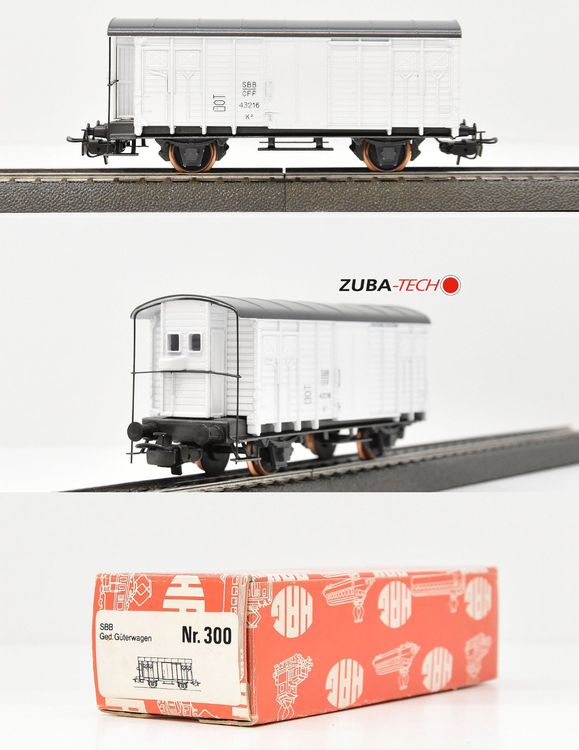 HAG 300 ged. Güterwagen K3 der SBB, H0 GS mit OVP (Gebraucht) in St ...