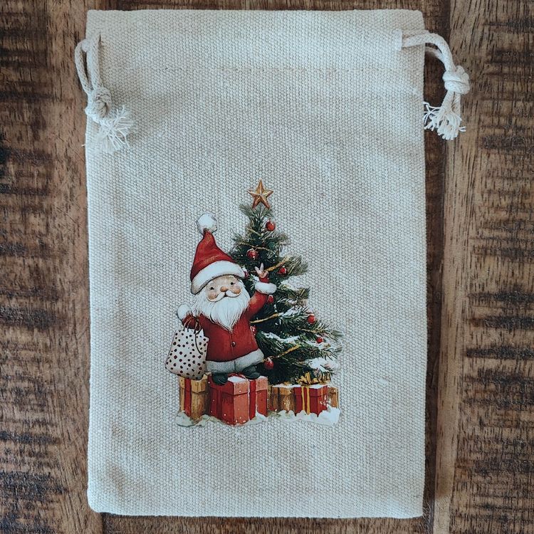 Samichlaus-Sack aus Stoff, Weihnachts-Deko, Neu! 🎅🎄 (Neu und ...