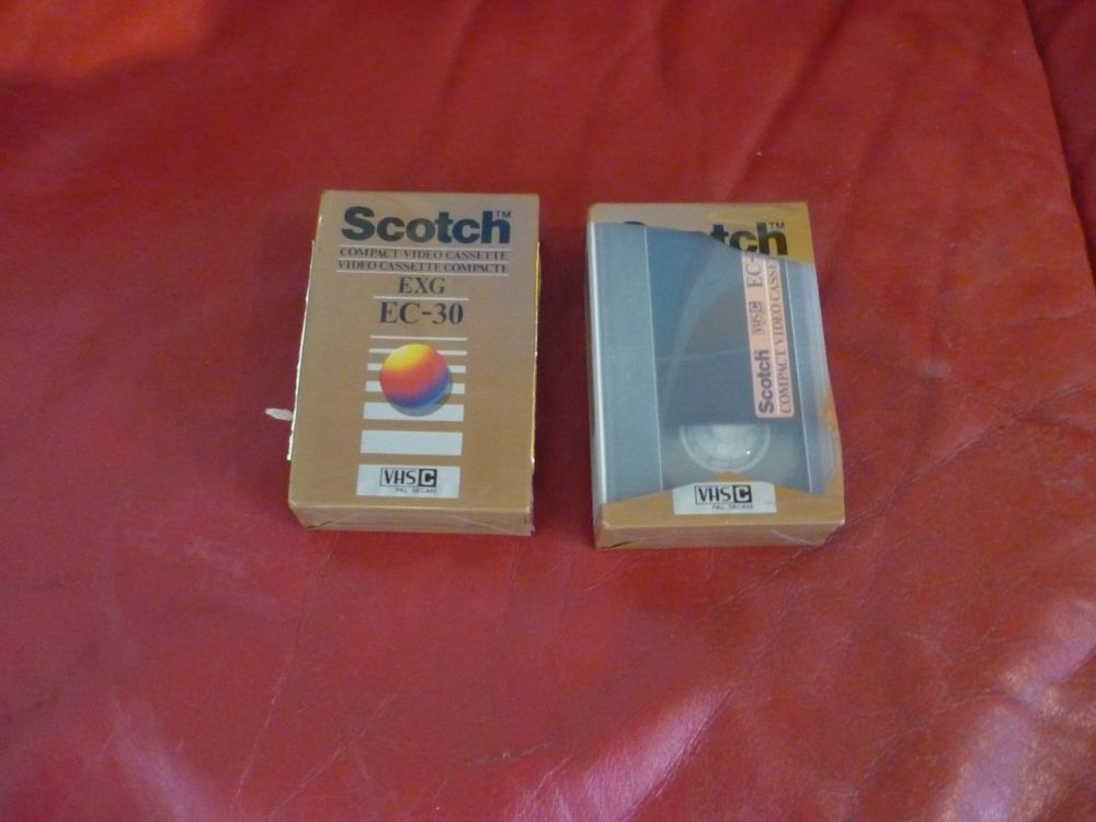 2 x Scotch EXG EC 30 VHS C Neu OVP super VHS Kassetten | Kaufen auf Ricardo