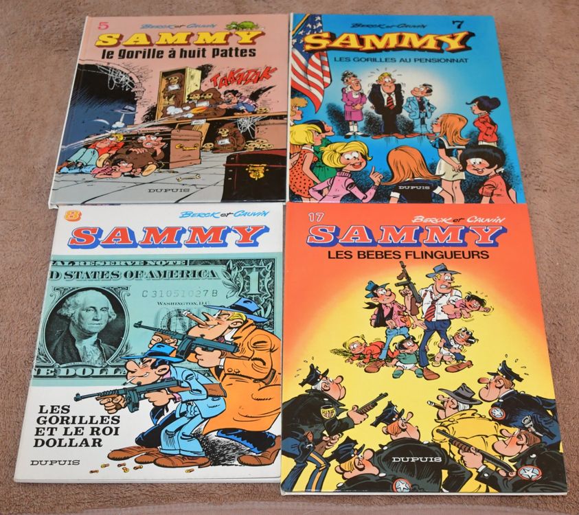 4 x SAMMY … Nr. 5 - 17 ... Dupuis… 1977-1991 .... (Gebraucht) in Horn ...