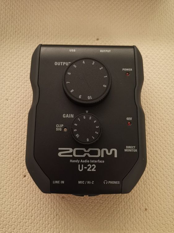Zoom U-22 Audio Interface, Neu. (Gebraucht) in Horgen für CHF 49 – mit Lieferung auf Ricardo kaufen