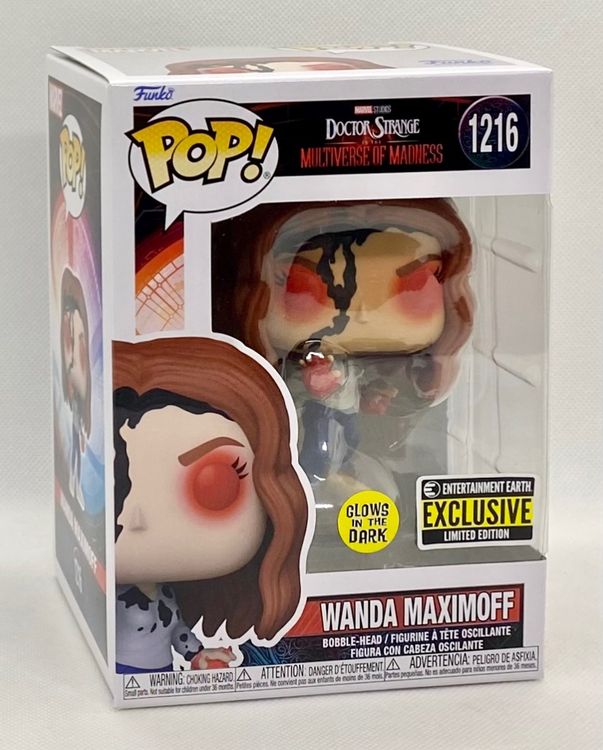 Funko Pop! Marvel, Wanda Maximoff GITD #1216, Exclusive (Neu und ...