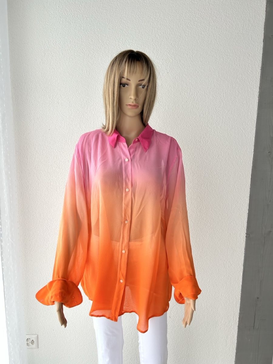 Ralph Lauren 3X Silk Ombre Blouse - Stunning Colors! (Neu (gemäss ...