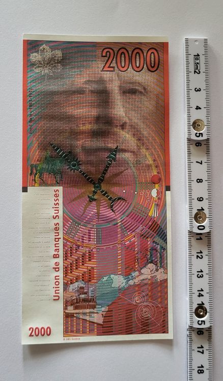 Billet 2000.- francs suisse Rare tirage essai | Kaufen auf Ricardo