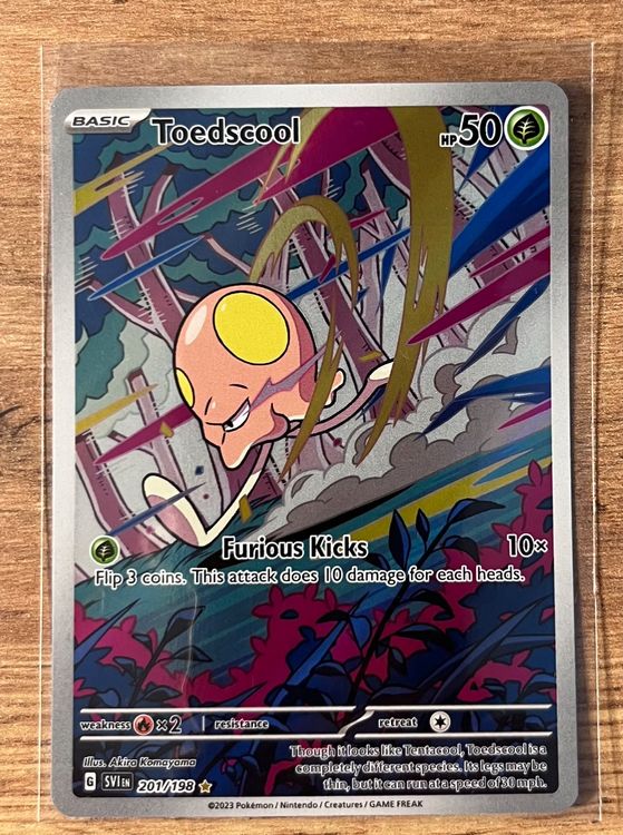Toedscool ILLUSTRATION RARE 201/198 Pokemon Scarlet Violet (Gebraucht ...