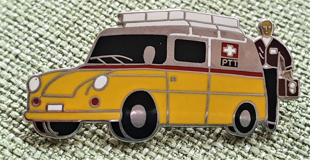 O711 - Pin Die Post PTT Postauto VW Fridolin (Gebraucht) in Reinach BL ...