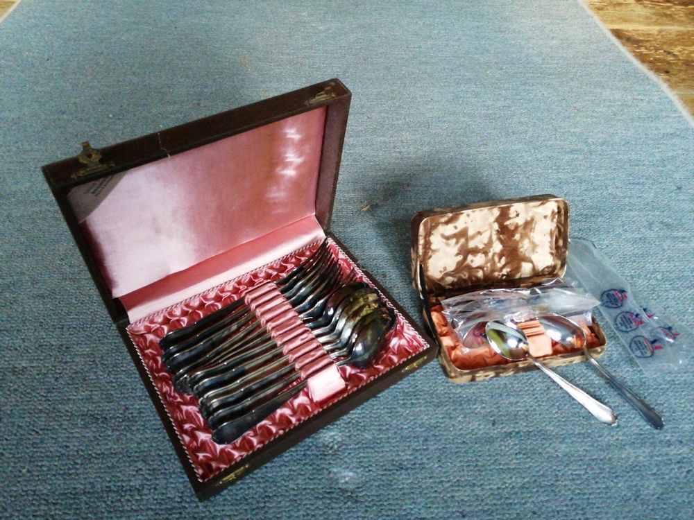 Silberbesteck: je 6 Kaffeelöffel, Suppenlöffel und Gabeln | Kaufen auf Ricardo