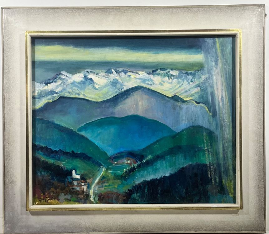 Berglandschaft Gemälde , Signiert: Birsinger (Gebraucht) in Root für ...