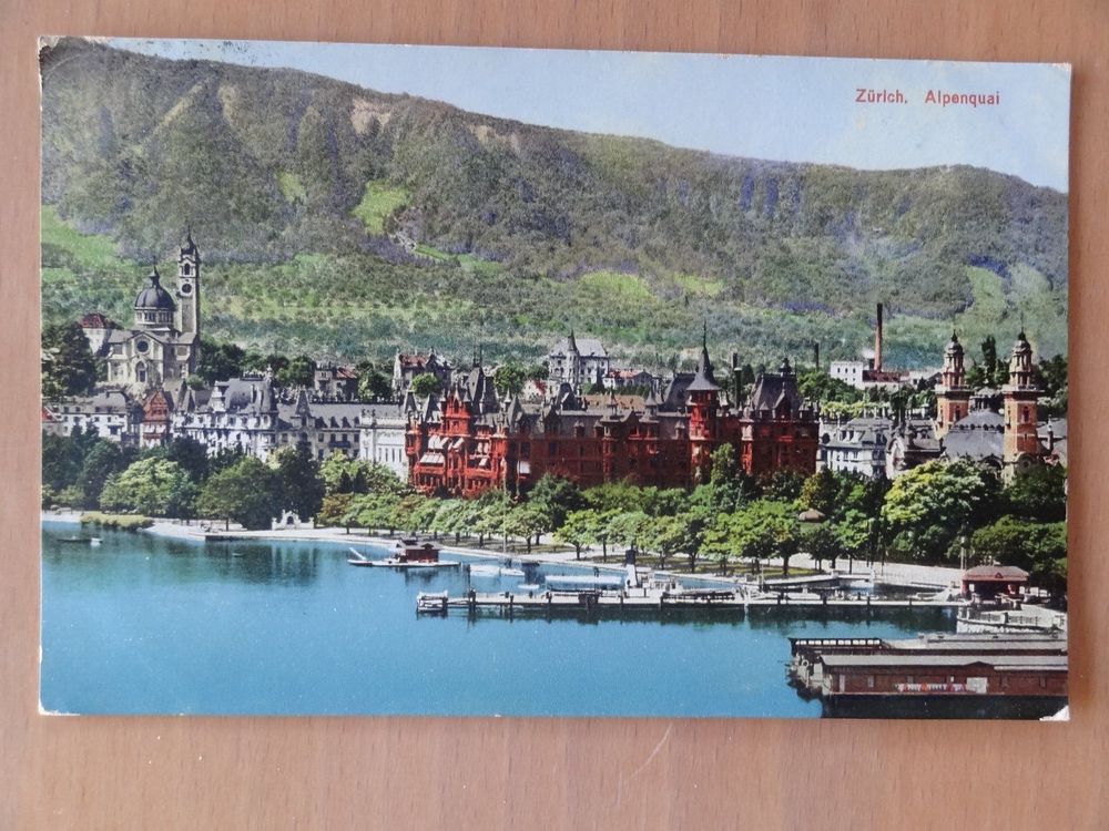 Zürich - Alpenquai -1913 | Kaufen auf Ricardo