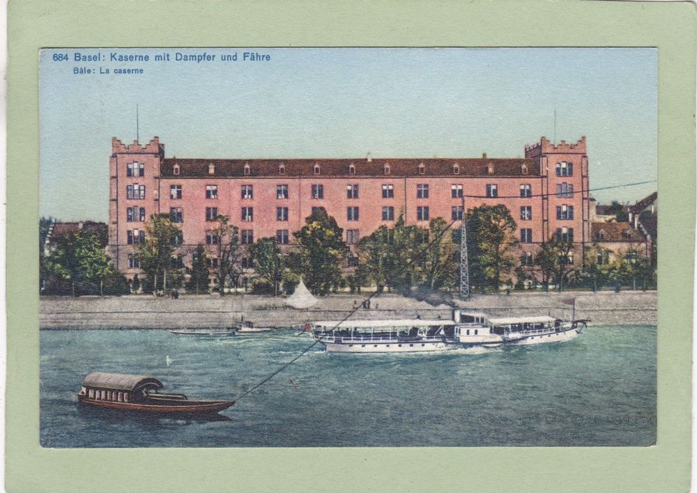 Basel Kaserne mit Dampfer und Fähre (Gebraucht) in Herisau für CHF 2 ...