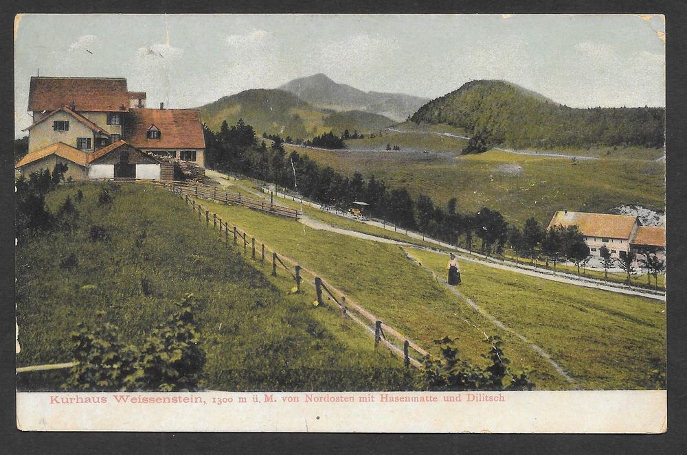 Solothurn Kurhaus Weissenstein mit Hasenmatte und Dilitsch (Gebraucht ...