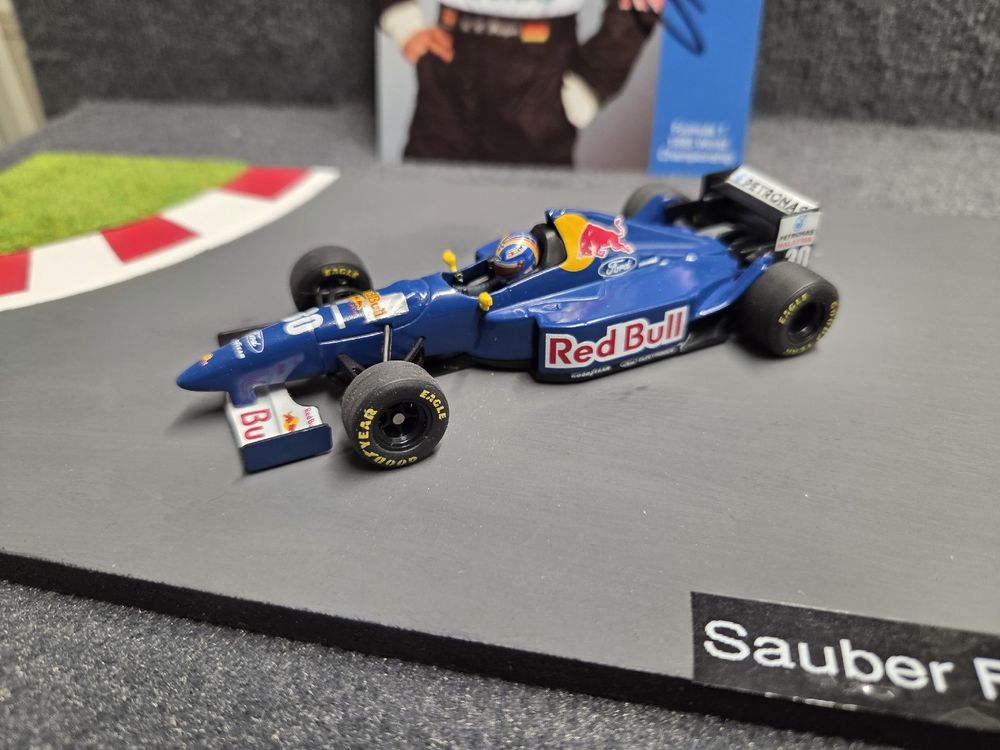 Sauber Ford C14 1995 Diorama Mit Orginal Autogrammkarte dazu (Neu ...