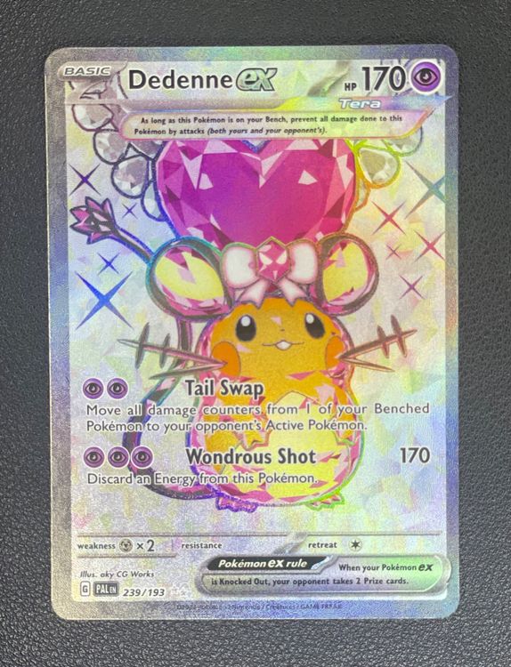 Pokemon TCG - Dedenne ex #239 - S&V Paldea Evolved - NM (Neu (gemäss ...