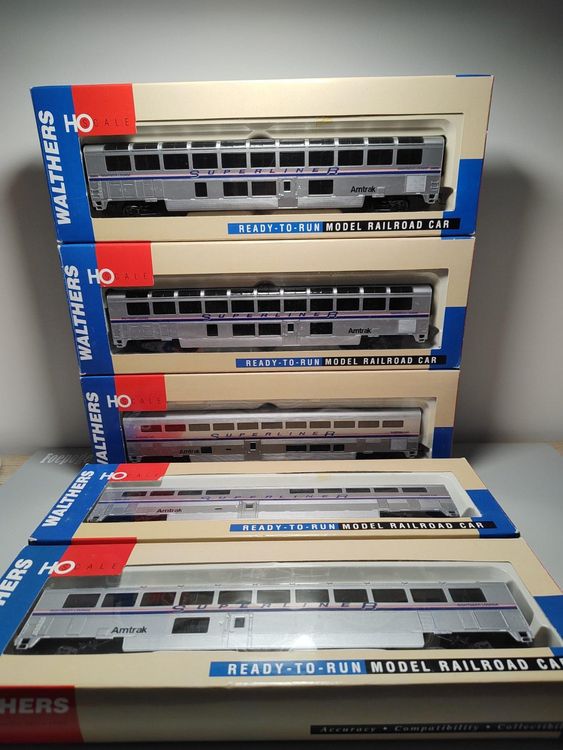 5x Walthers Amtrak Superliner II Wagen (Gebraucht) in Bachenbülach für ...