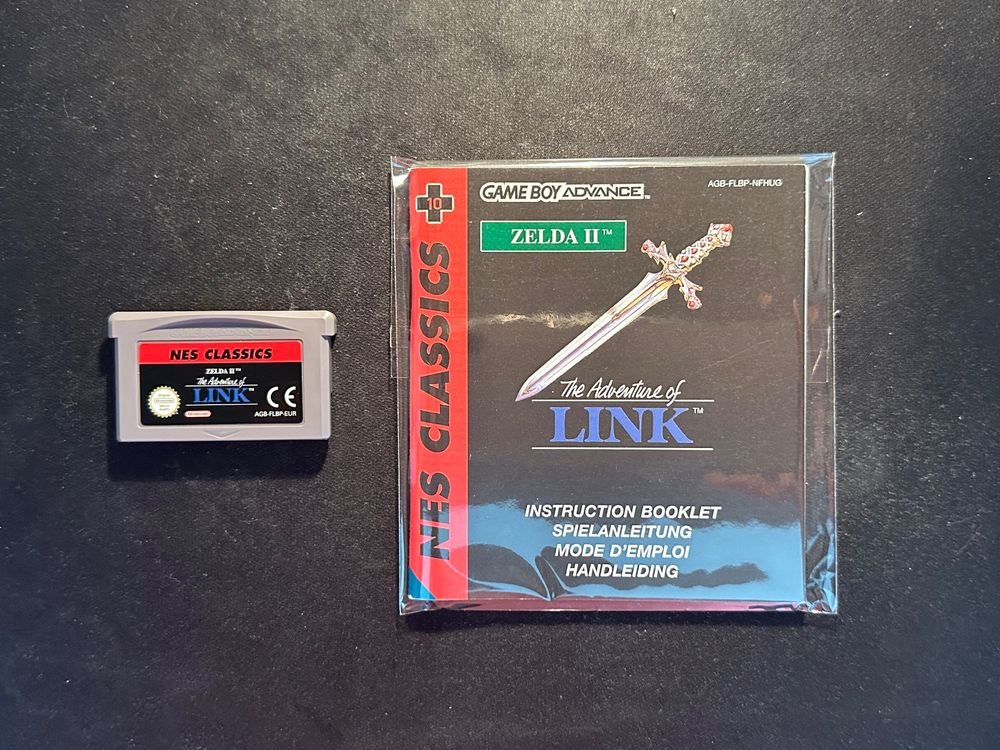 nes classics Zelda 2 Links Adventure +Manual Gameboy Advance (Gebraucht ...