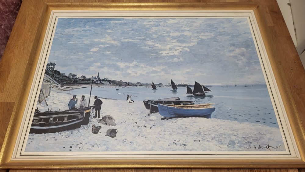 Gemälde | Claude Monet Kopie | "Dorf am Meer" | Kaufen auf Ricardo