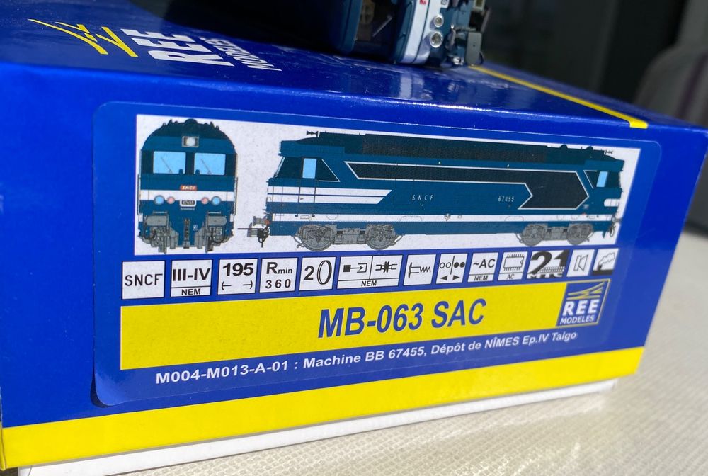 SNCF BB 67000 von REE für AC mit Sound, Rauch, LED (Neu (gemäss ...