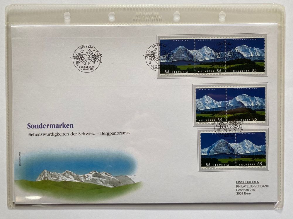 FDC Grossbrief Sehenswürdigkeiten der Schweiz 2006 ET (Neu (gemäss Beschreibung)) in ...