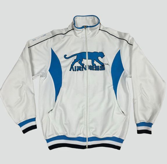 Vintage Airness Track Jacket Size M White Blue (Gebraucht) in St ...
