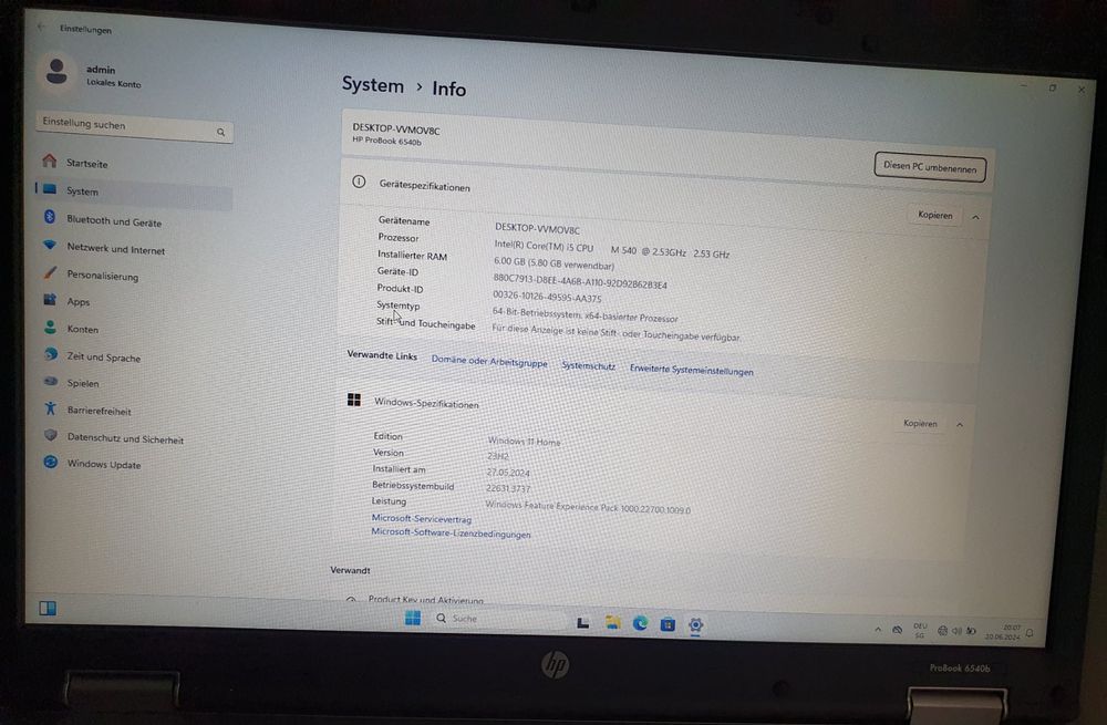 HP ProBook 6540b Windows 11 (Gebraucht) in Winterthur für CHF 42 – mit ...